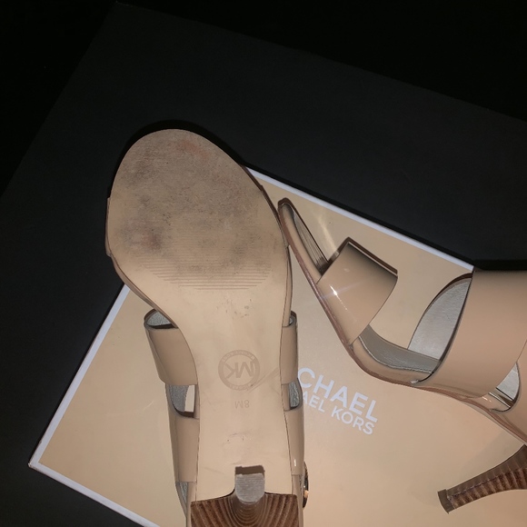 MICHAEL Michael Kors | Shoes | Michael Kors Tan Patent Crisscrossed ...
